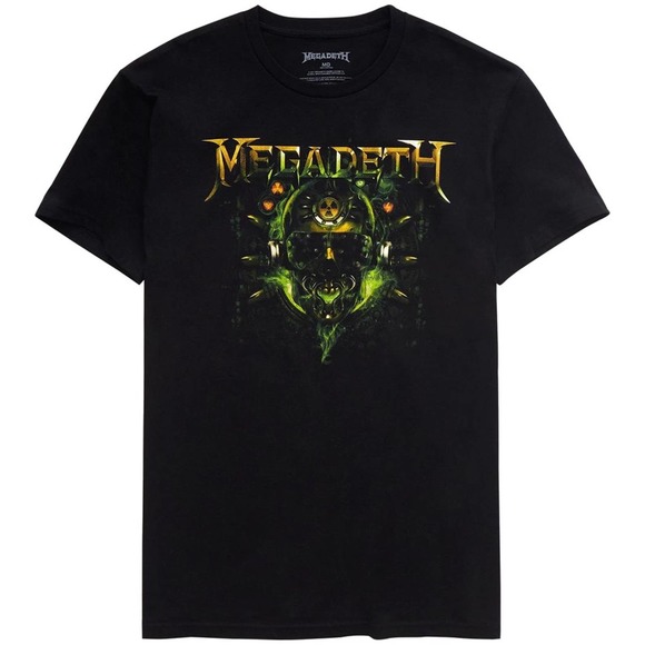 Megadeth | Shirts | Megadeth Mens Officially Licensed Green Skull Tee ...